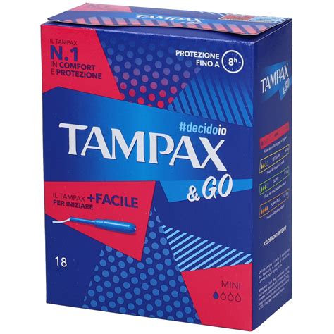 Tampax And Go Tamponi Mini 18 Pz Redcare