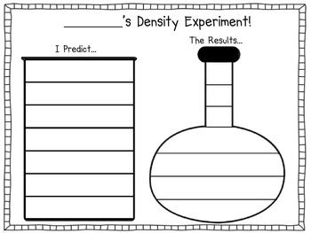 Density Experiment By Liv To Teach Teachers Pay Teachers