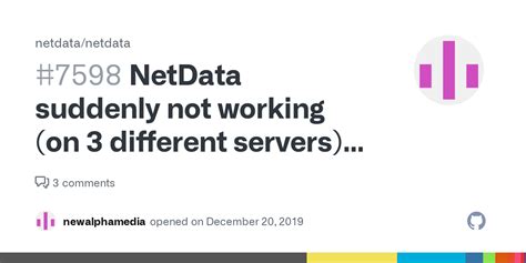 Netdata Suddenly Not Working On 3 Different Servers And Port 19999 Not Listening · Issue