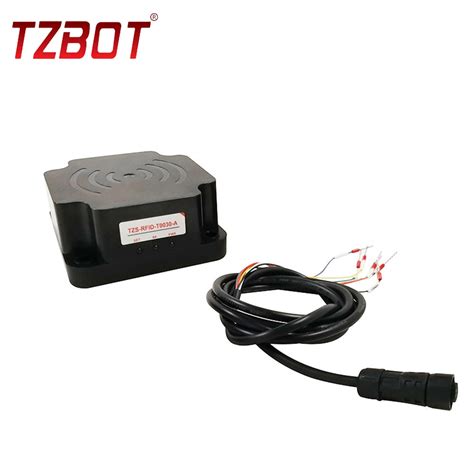 can rs485 rs232 interface read and write rfid sensor for agv tzs rfid t0030 a rfid agv