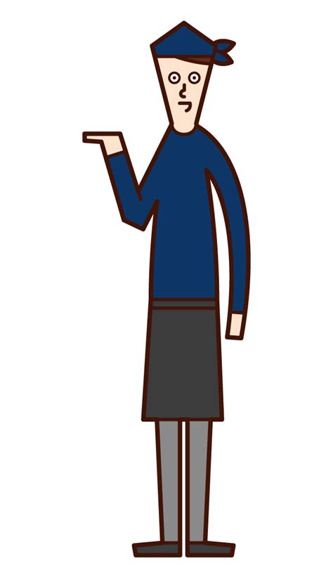 손님 남성의 리셉션 리셉션 및 안내 그림 무료 일러스트 소재집 Kukukeke