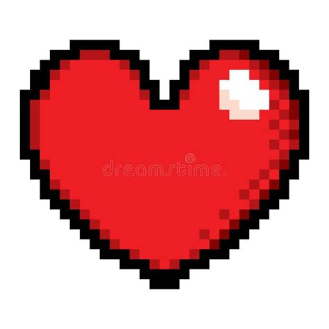 Heart Pixel Art Stock Illustrations 5521 Heart Pixel Art Stock Illustrations Vectors