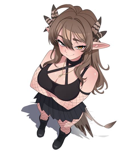 Rule 34 1girls Ahoge Arms Crossed Bird Tail Black Boots Black Dress Brown Eyes Brown Hair Cute