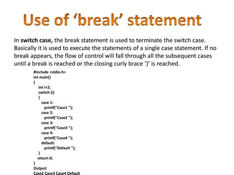 Control Structures In C Pptx Programming Languages Computing