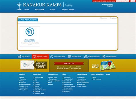 what are the different application form sections circuitree