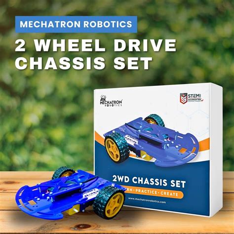 Mechatron Robotics 2 Wheel Drive Robot Chassis Set Model Namenumber
