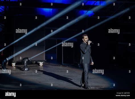 Verona Italy 3th June 2022 The Three Italian Singers Of Il Volo