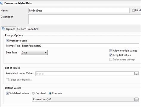 How To Use New Dynamic Default Value For Universe Sap Community