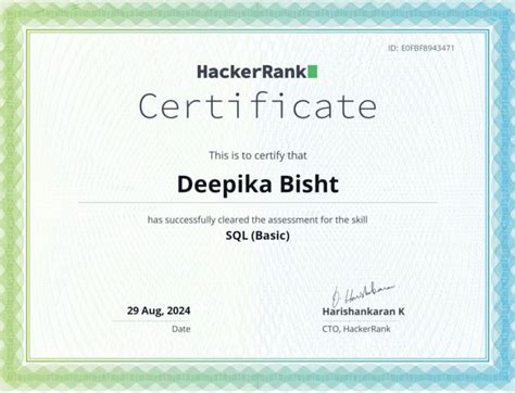 Hackerrank Certification Programming Skilldevelopment