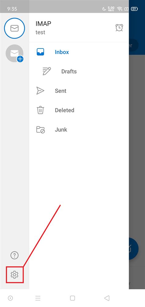 Setup IMAP POP Account On The Outlook App For Android Conetix