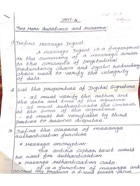 unit 4 2 marks pdf