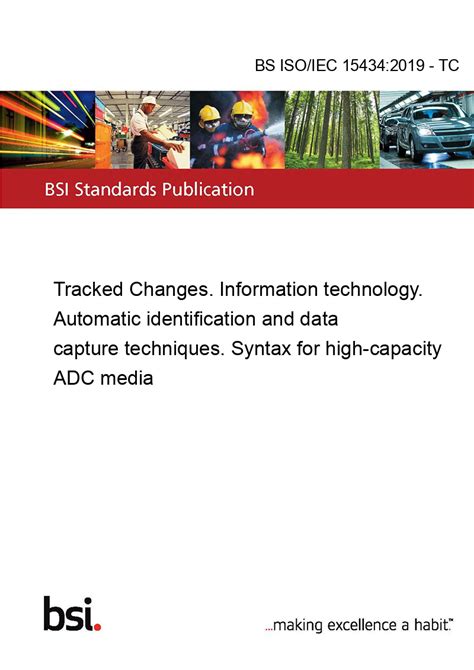 BS ISO IEC 15434 2019 TC Tracked Changes Information Technology Automatic Identification And