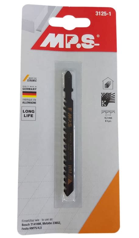 Fibre Cement Cutting Jigsaw Blade Pack Of 1 Fixmart