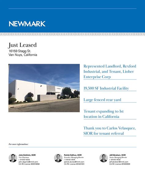 Rexford Industrial On Linkedin Congratulations To Our Own Matt Ehrlich And Belen Caceres And