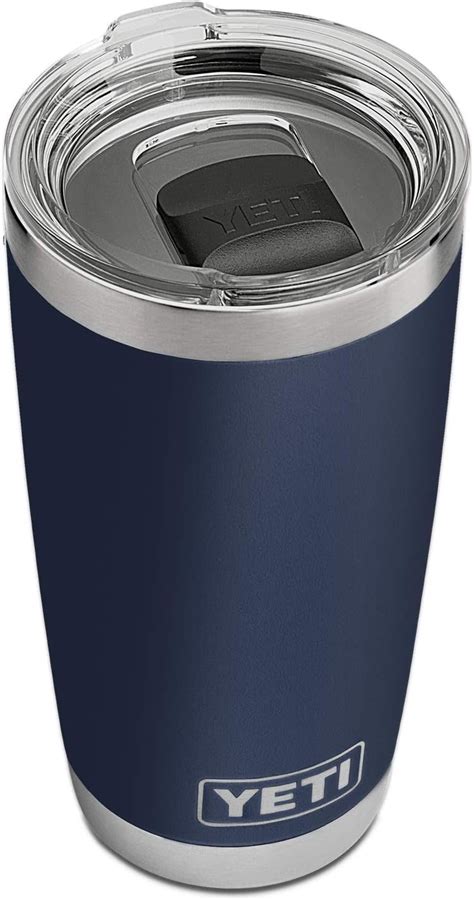 Yeti Vacuu Navy Rambler 20 Oz Stainless Steel Vacuum Insulated Tumbler