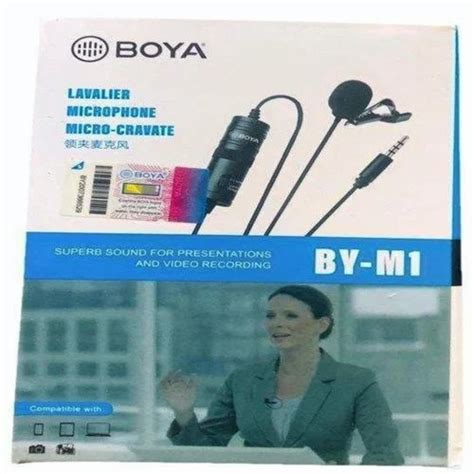Wired Black Boya Collar Mic At ₹ 210piece In Kolkata Id 2852545451130