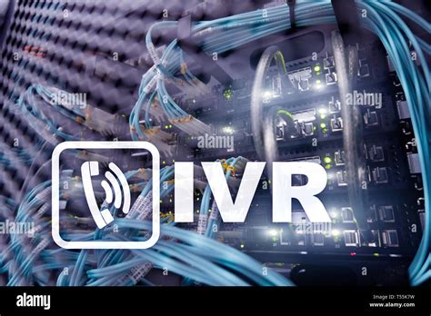 Ivr Interactive Voice Response Communication Concept Stock Photo Alamy
