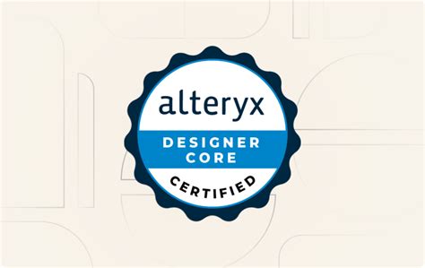 Alteryx Designer Core Certification Datacamp