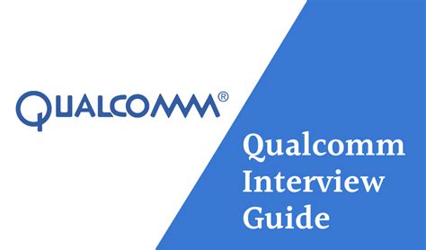 Qualcomm Interview Process Recruitment Criteria Hiring Tips