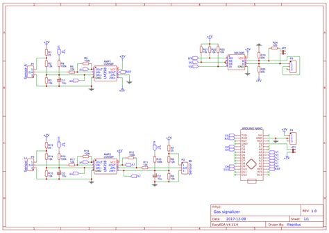 gas signalizer easyeda open source hardware lab