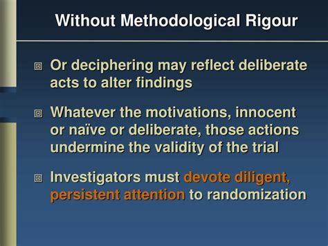 Ppt Randomized Controlled Trials Allocation Concealment Powerpoint