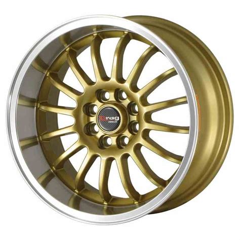 0 Drag Drag Wheels 15x7 4 100 Et10 Cbxx Gold And Polished 1 Dgt Wheels