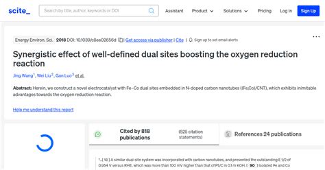 Synergistic Effect Of Well Defined Dual Sites Boosting The Oxygen Reduction Reaction