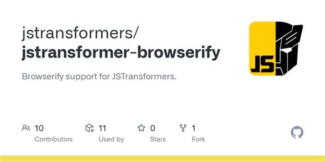 Github Jstransformersjstransformer Browserify Browserify Support