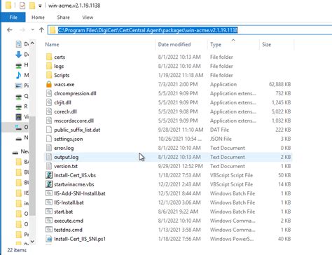 Error Creating Screen Logger · Issue 2192 · Win Acme Win Acme · Github