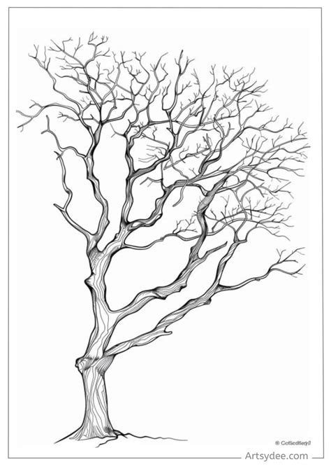 15 Free Bare Tree Templates Tree Template Without Leaves In A Printable PDF Artsydee