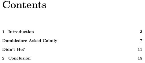 How To Create Unnumbered Parts Chapters And Sections In Latex
