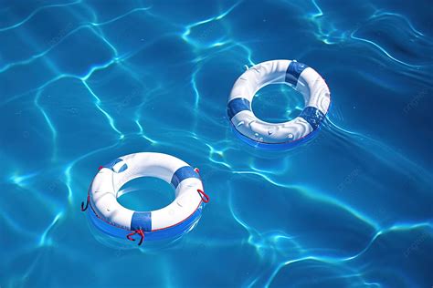 물에 떠 있는 수영장 생명 고리 계절 물결 백그라운드 배경 일러스트 및 사진 무료 다운로드 Pngtree