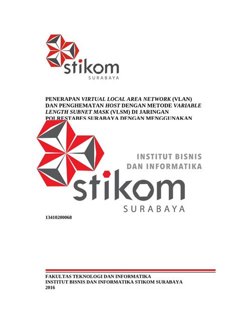 Pdf Penerapan Virtual Local Area Network Vlan Dan Id Eprint 1925 1 Cover
