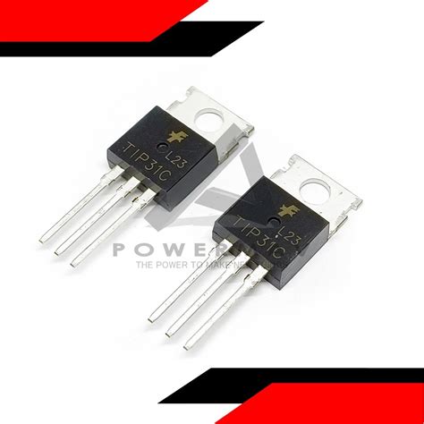 2pcs Tip31c Transistor Tip31 To 220 Audio Switching Power Linear Bipolar Junction Transistor