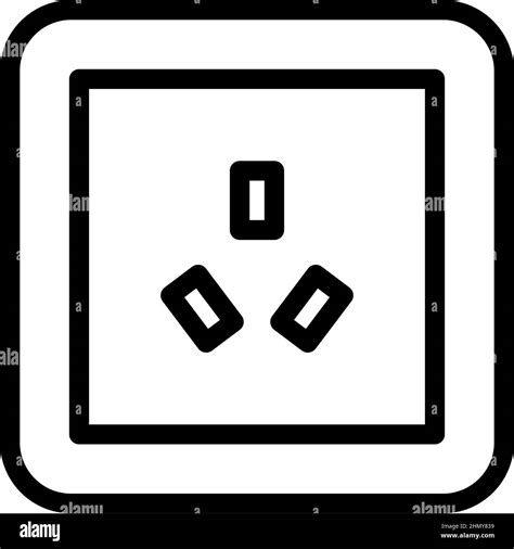 Australia Socket Line Icon Vector Illustration Stock Vector Image And Art Alamy