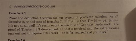Solved Formal Predicate Calculus Exercise Prove The Chegg