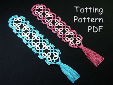 Tatted Bookmarks Free Patterns Web Tatting Pattern And Instruction Books Printable Templates Free