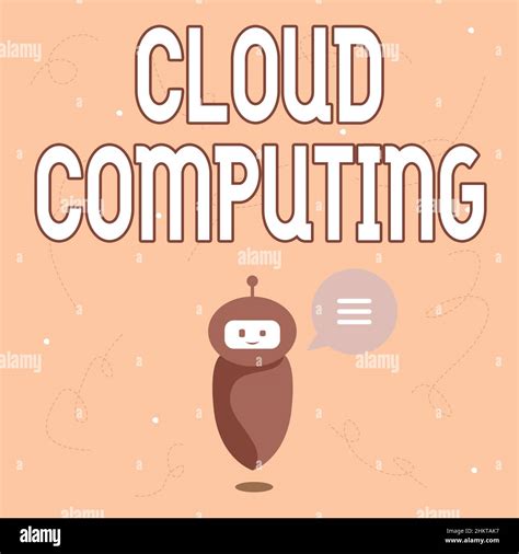 Conceptual Caption Cloud Computing Conceptual Photo Use A Network Of Remote Servers Hosted On