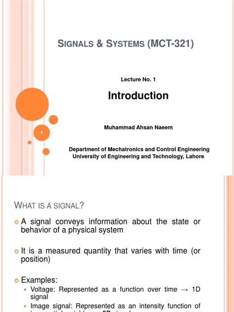 introduction to signal and systems pdf electronics teaching mathematics