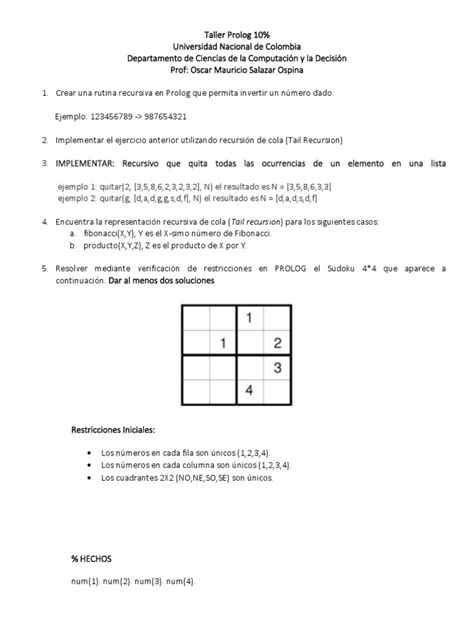 taller prolog 10 pdf teoría de la computación ingeniería de software