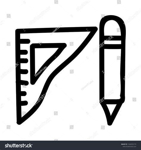 Architecture Protractor Measure Stock Vector Royalty Free 1326555173