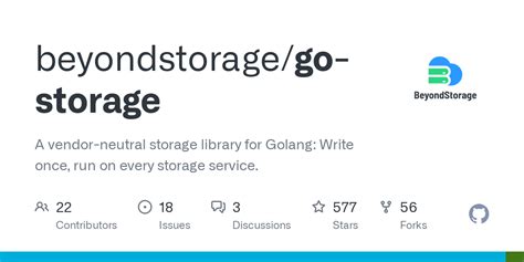 GitHub Beyondstorage Go Storage A Vendor Neutral Storage Library For Golang Write Once Run