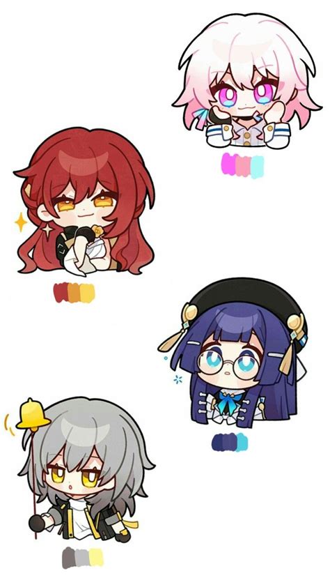 HSR Wallpaper Anime Chibi Character Art Anime Wallpaper