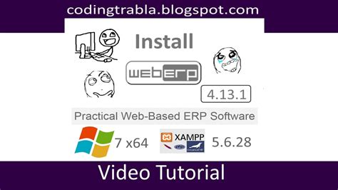 Install WebERP On Windows Localhost XAMPP Opensource PHP ERP ByAO YouTube