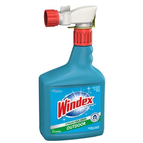 Windex Outdoor 32 Fl Oz Pump Spray Glass Cleaner 336410 At