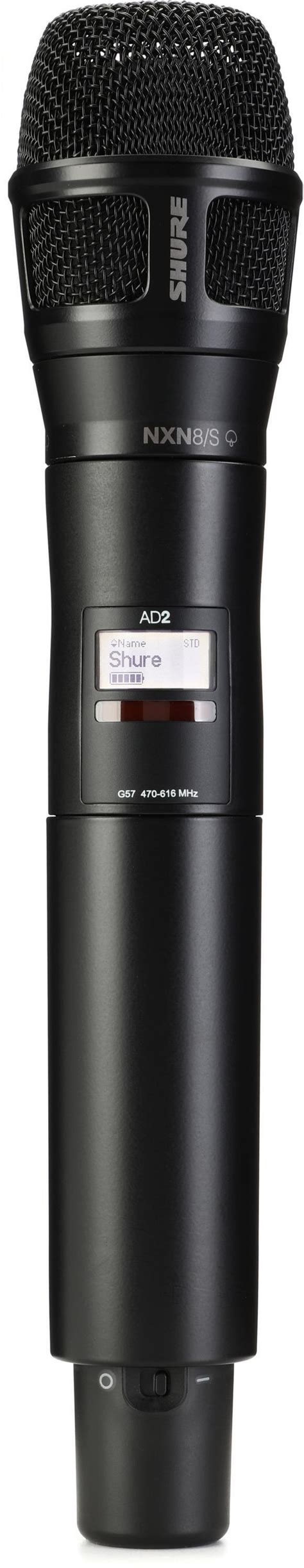 Shure Ad2n8s Wireless Handheld Microphone Transmitter Black Sweetwater