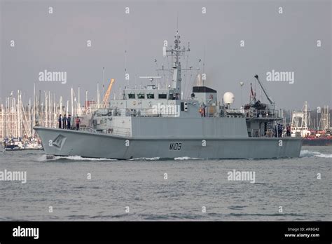 Hms Bangor M109 A Sandown Class Minesweeper Built By Vosper For The