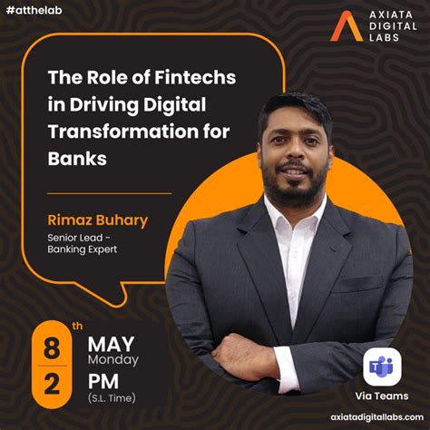 Axiata Digital Labs On Linkedin Thelab Banking Atthelab Webinar