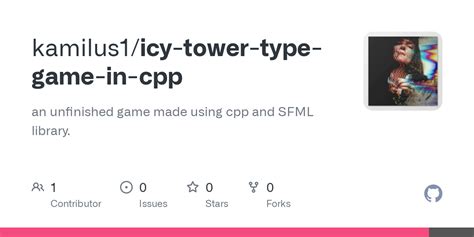 Github Kamilus1icy Tower Type Game In Cpp An Unfinished Game Made Using Cpp And Sfml Library