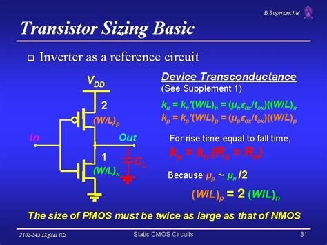 Chapter 6 Static Cmos Circuits Boonchuay Supmonchai Integrated